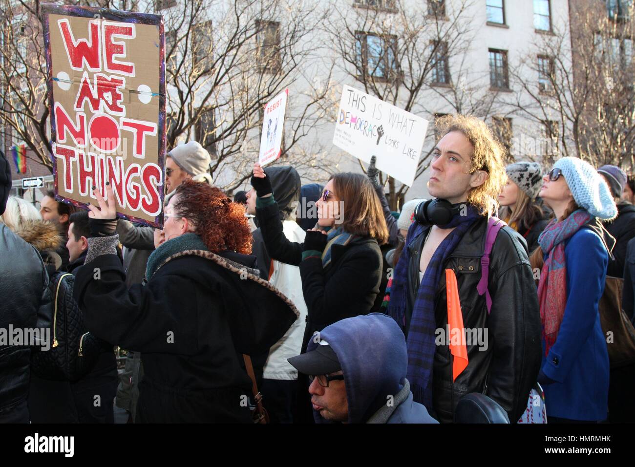 LGBT Solidarity Rally At Stonewall, New York USA Stock Photo - Alamy