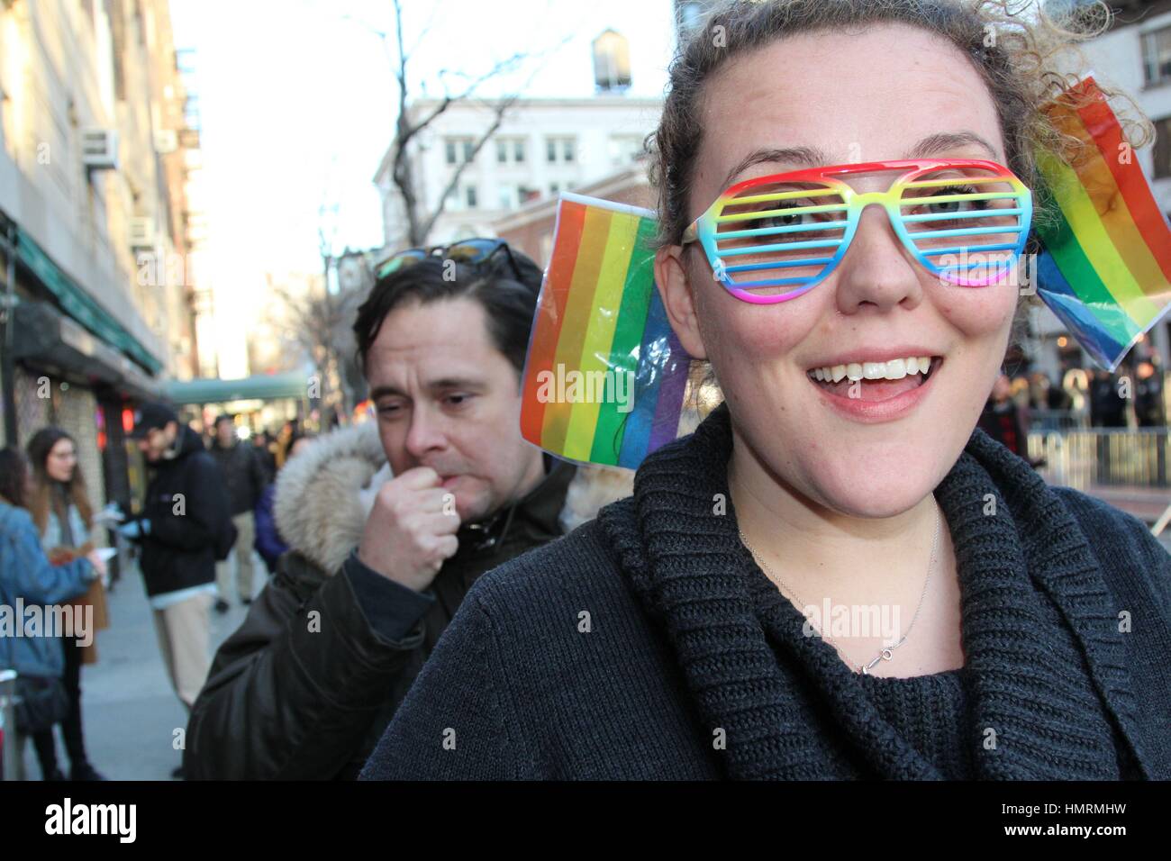 LGBT Solidarity Rally At Stonewall, New York USA Stock Photo - Alamy