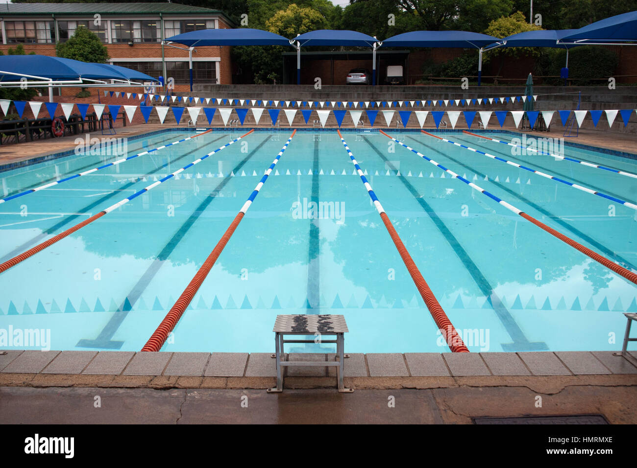 Johannesburg, South Africa. 26th Jan, 2017. A swimming pool belonging ...