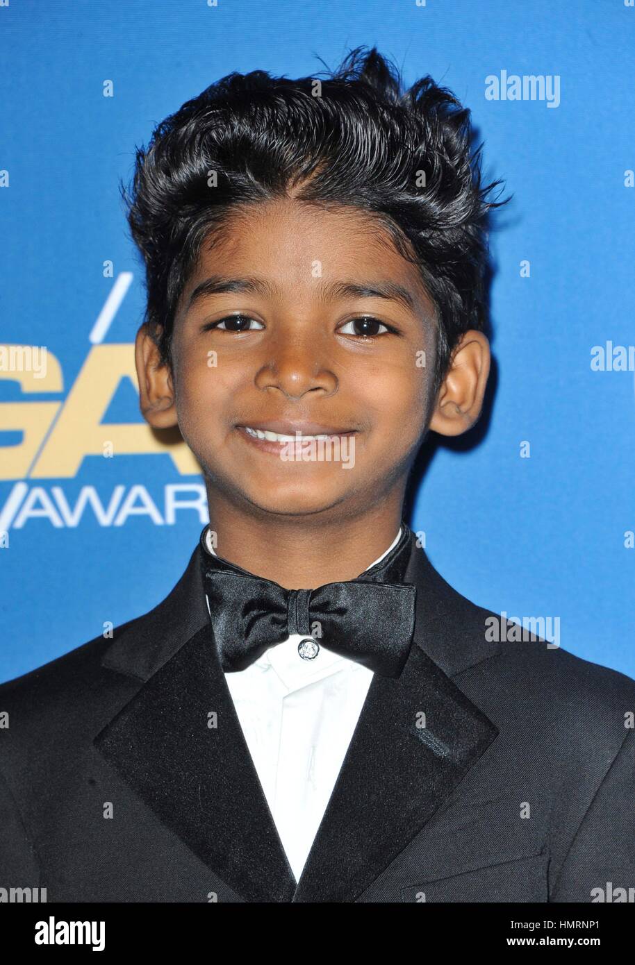Beverly Hills, USA, 4th Feb, 2017. Sunny Pawar seen arriving at the ...