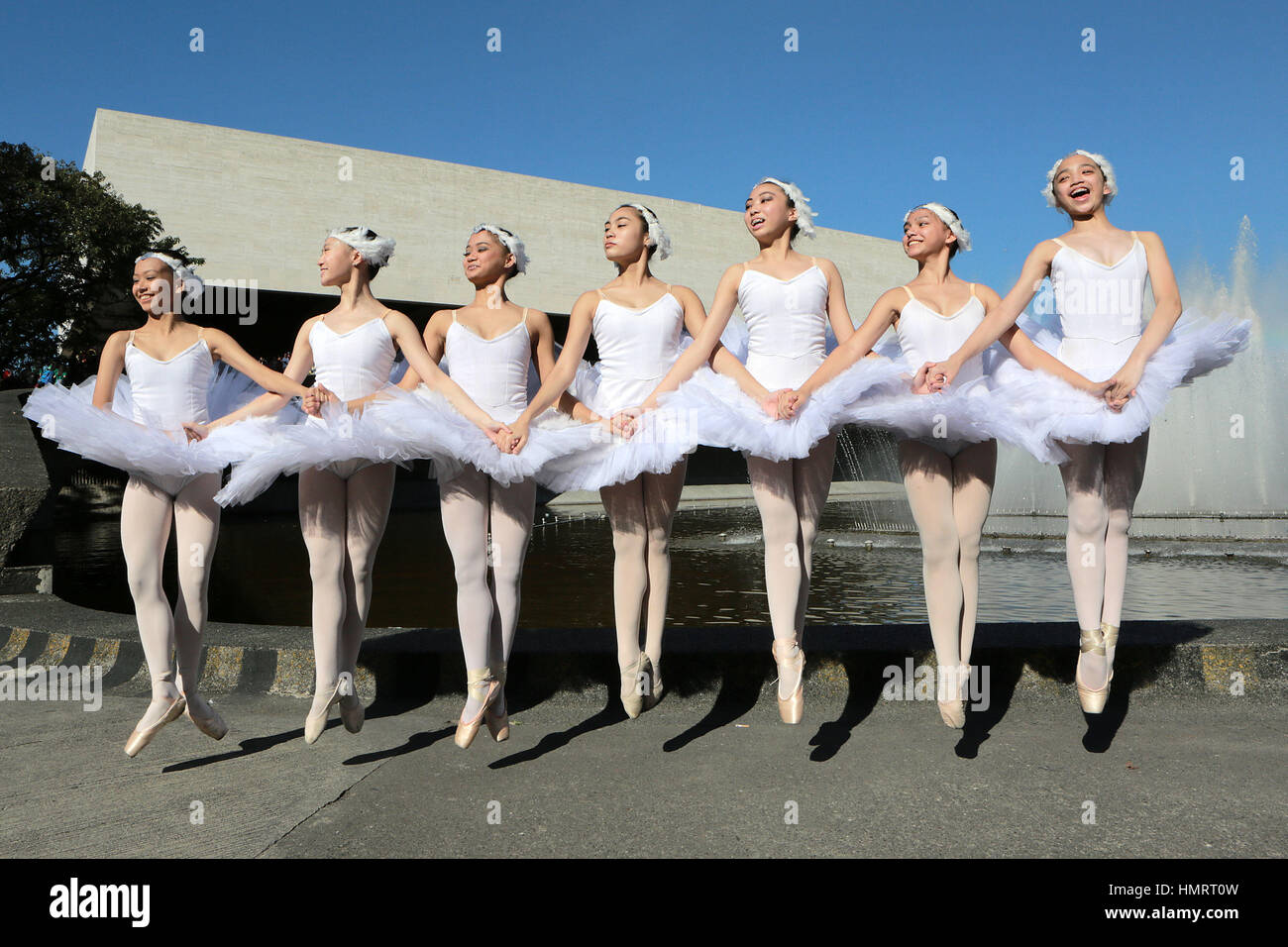 Pasay City, The Philippines. 05th Feb, 2017. Ballet dancers perform ...