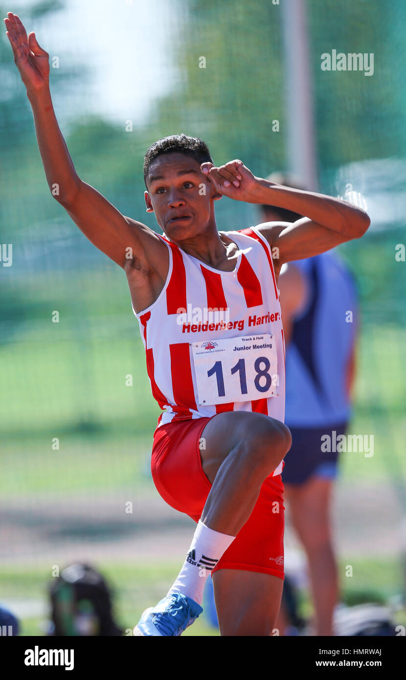 Local track and field athletics meeting in Parow, Cape Town, South ...