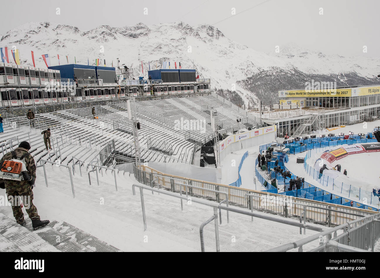 St. Moritz, Germany. 5th Feb, 2017. The Ski Alpin World Cup stands at ...