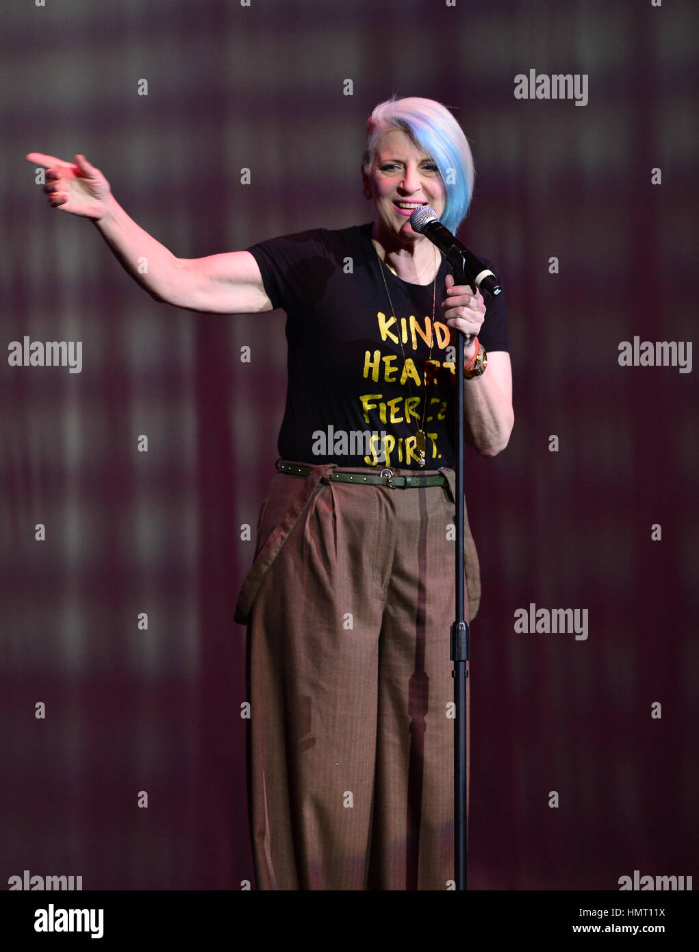 Hollywood, Florida, USA. 04th Feb, 2017. Comedian Lisa Lampanelli ...