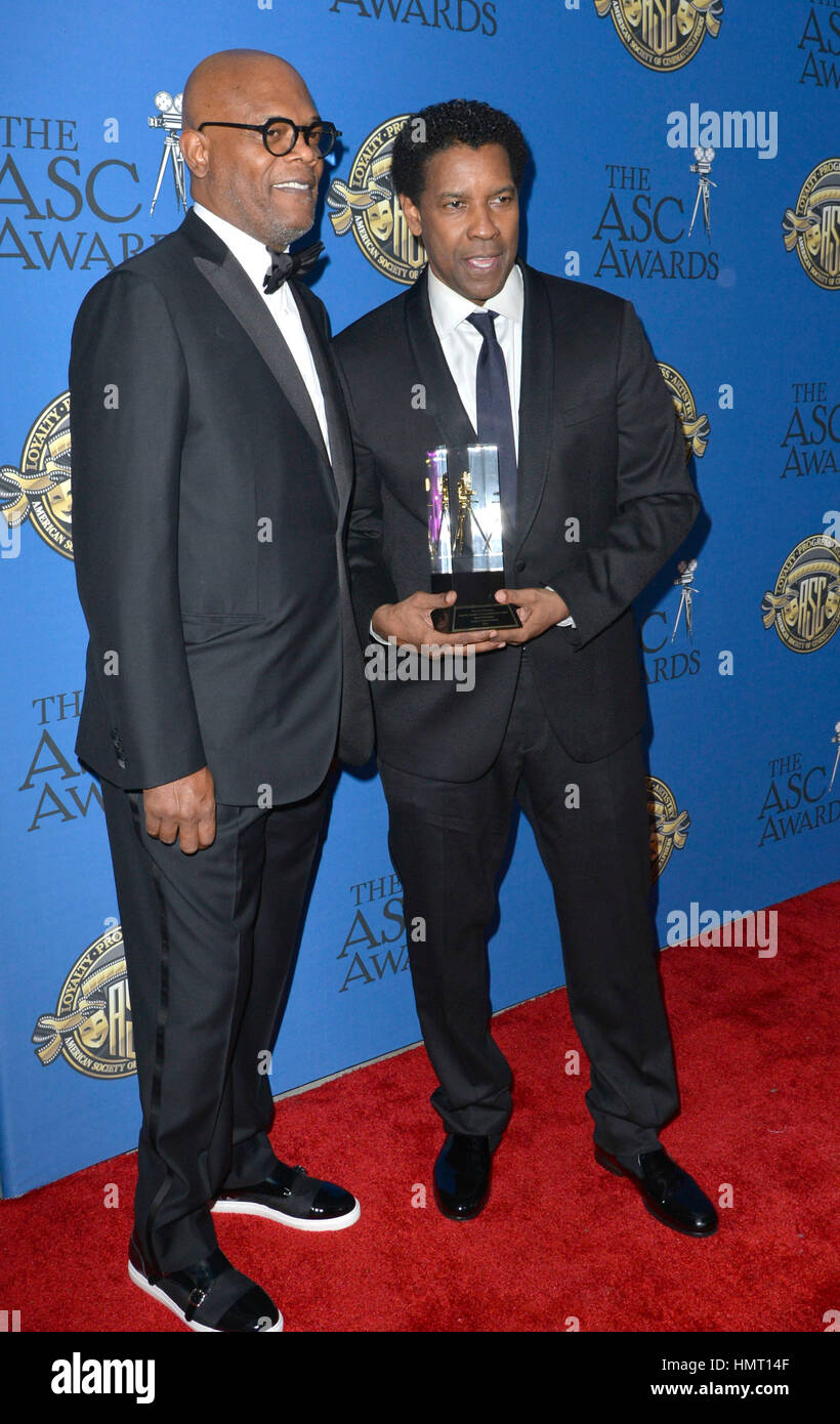 Hollywood, California, USA. 4th Feb, 2017. Samuel L. Jackson, Denzel ...
