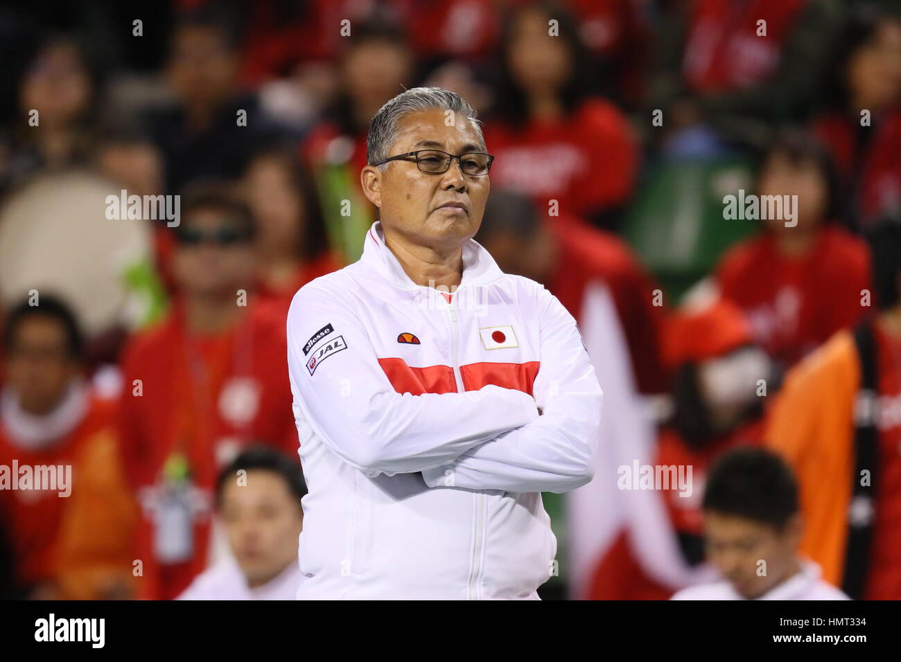 Ariake Coliseum, Tokyo, Japan. 5th Feb, 2017. Minoru Ueda (JPN ...