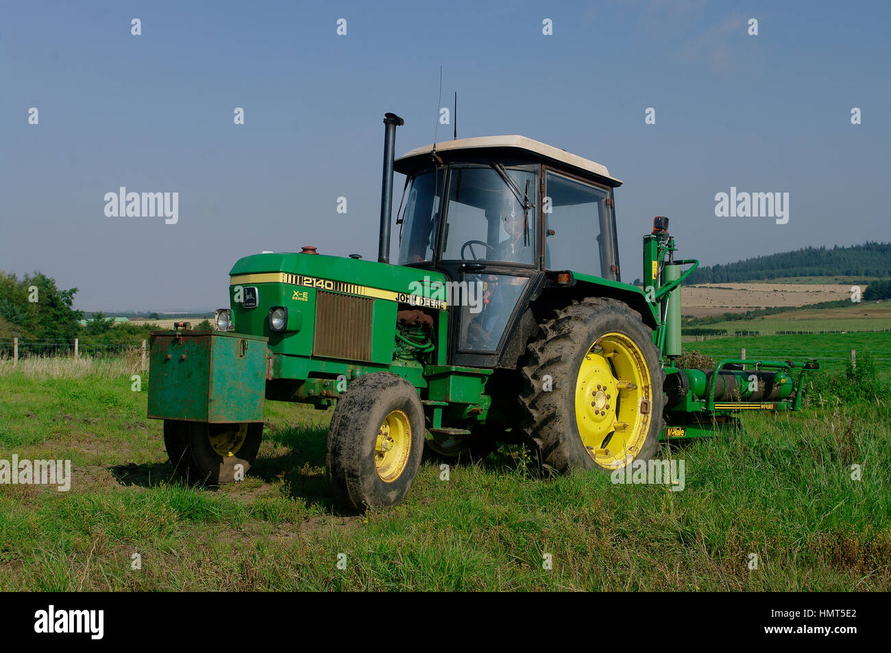 1984 John Deere 2140 tractor Stock Photo - Alamy