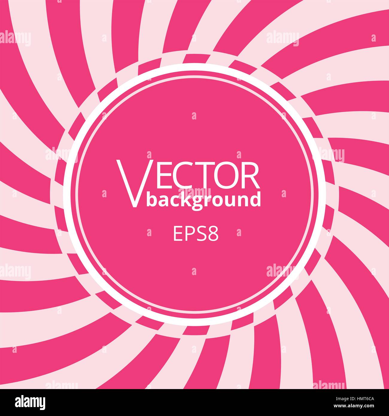 Swirling radial vortex background. Pink stripes swirling around the ...