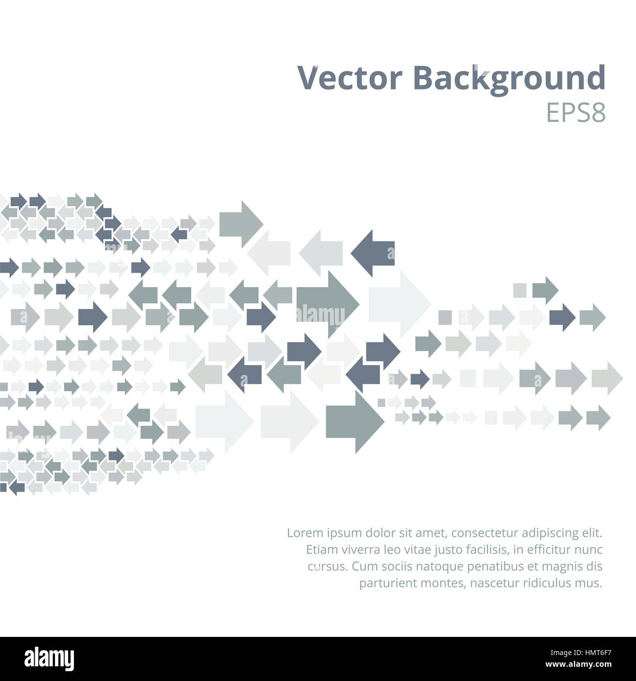 Background with left and right direction arrows in gray tones. Abstract ...