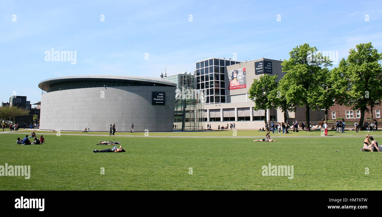 Renovated Van Gogh Museum at Museumplein (Museum Square), Amsterdam ...