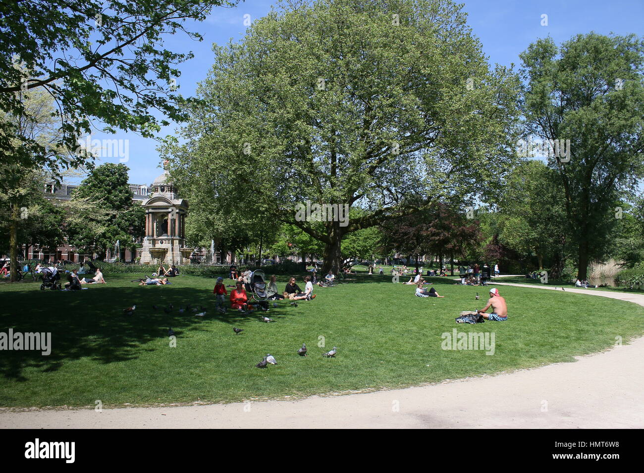 Amsterdam sarphatipark park hi-res stock photography and images - Alamy