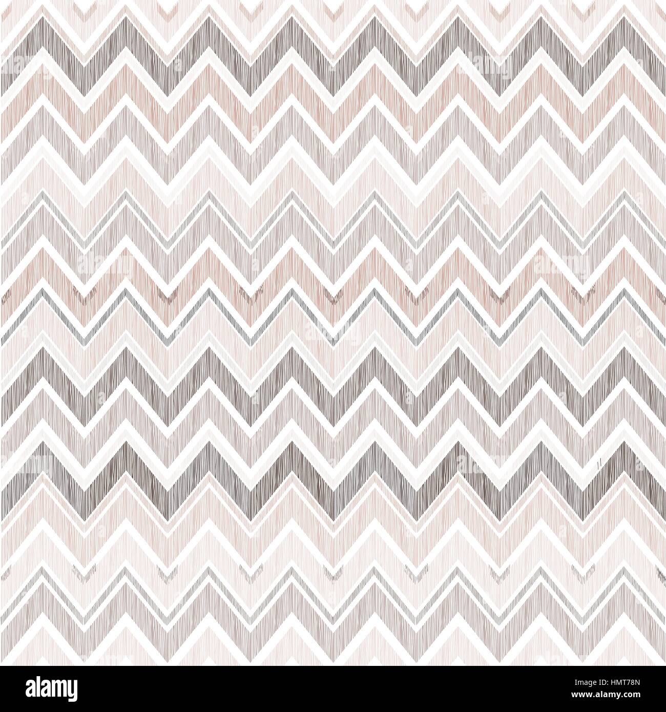 Abstract geometric seamless pattern. Fabric doodle zig zag line ...