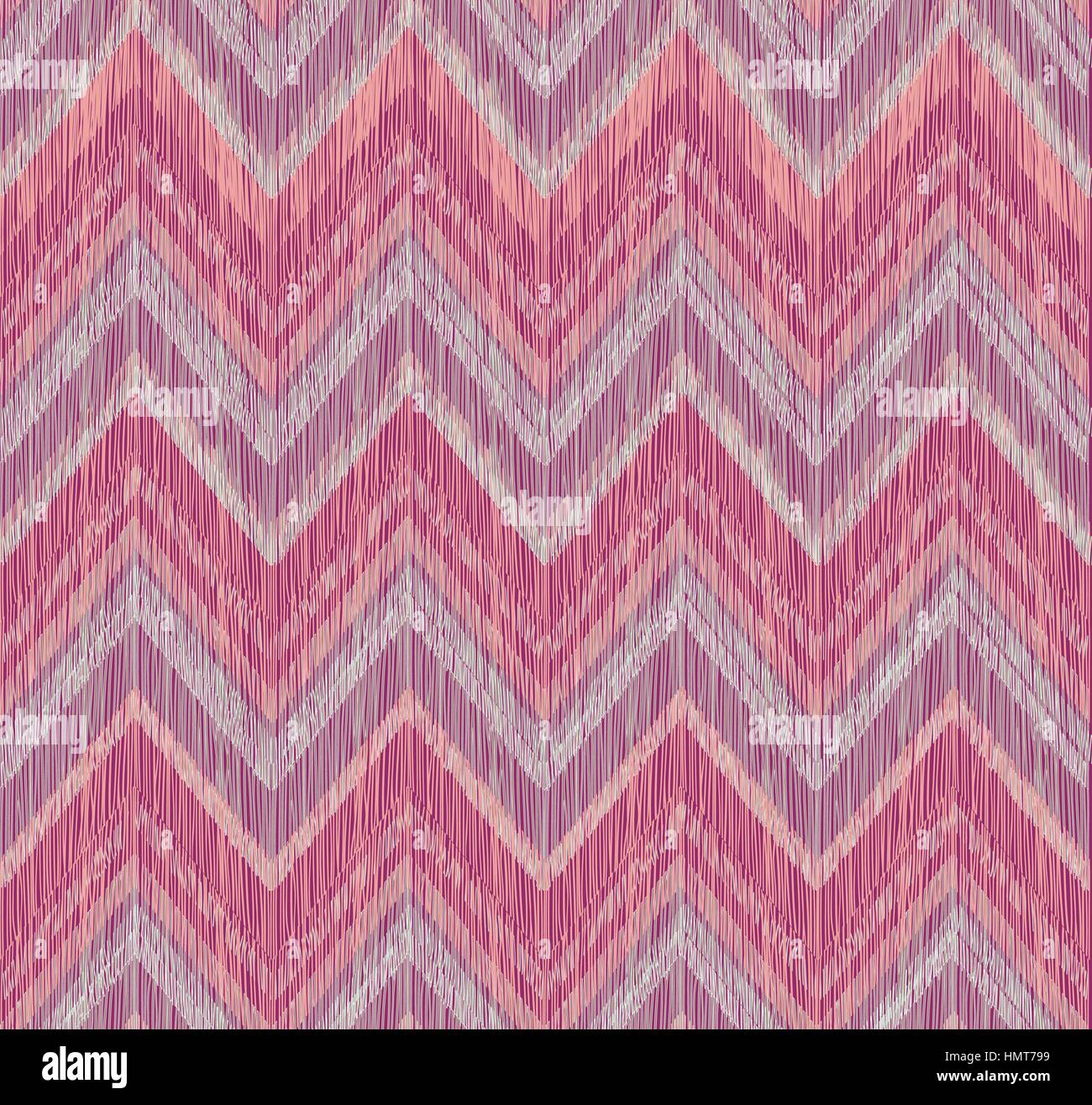 Abstract geometric seamless pattern. Fabric doodle zig zag line ...