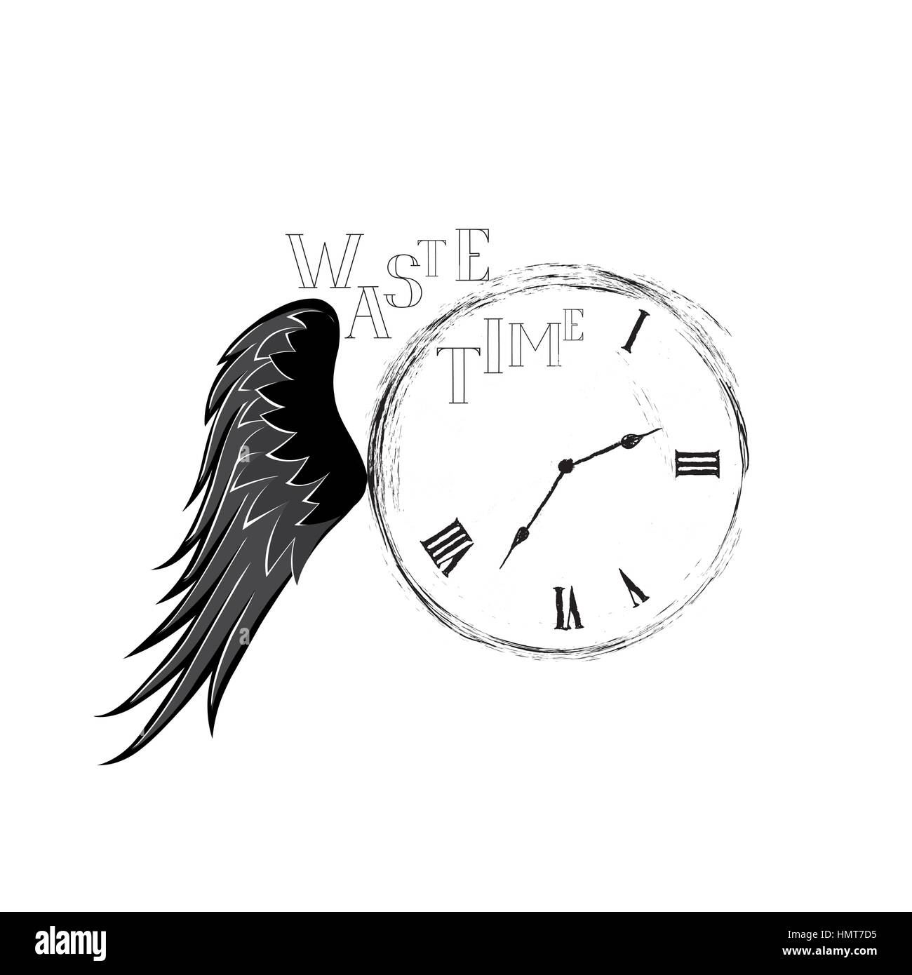 Lost time vector vectors hi-res stock photography and images - Alamy