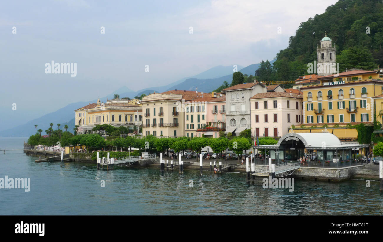 Waterfront of Bellagio, on Lake Como, Italy Stock Photo - Alamy