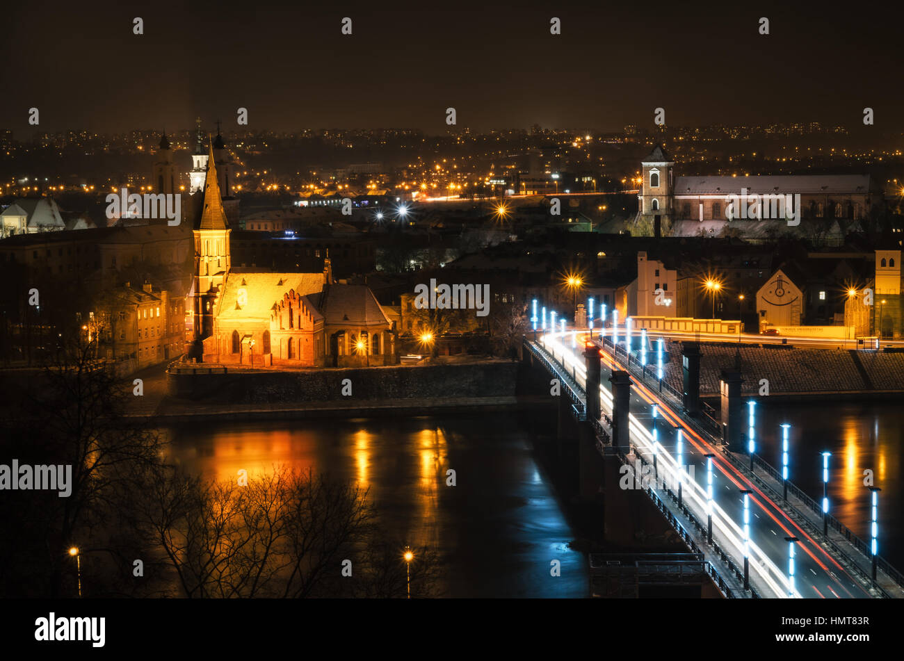 Aerial view kaunas old town hi-res stock photography and images - Alamy