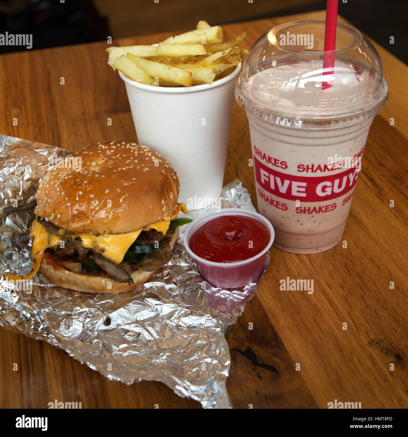 Five Guys Burger And Fries High Resolution Stock Photography and Images ...