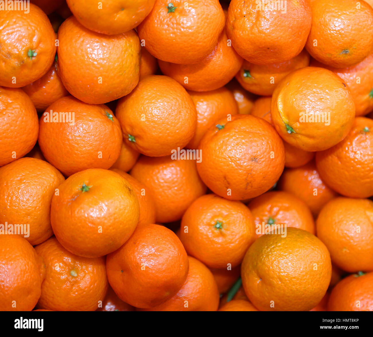 Organic orange mandarins and clementines with peel untreated with ...
