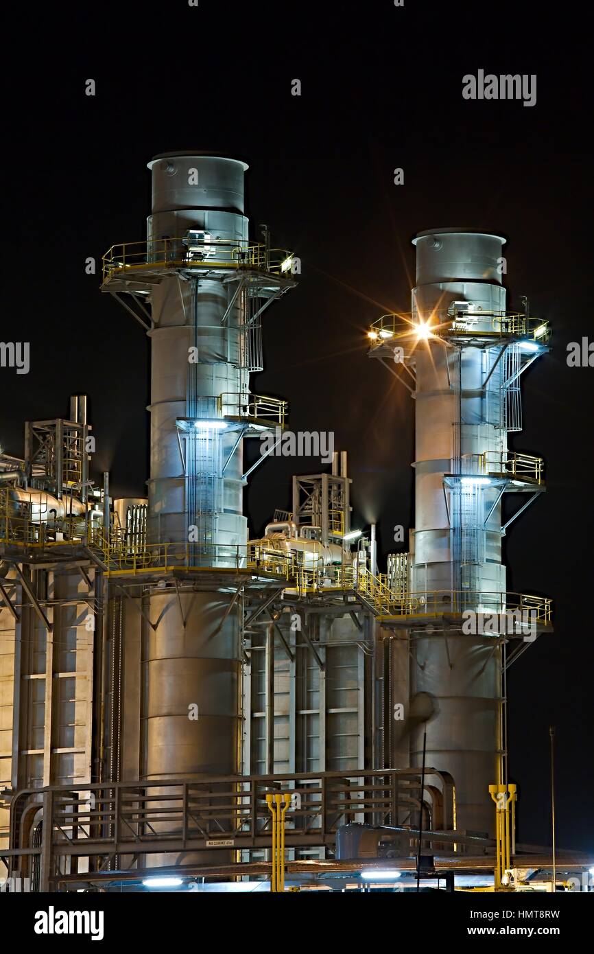Modern Power Plant Stock Photo - Alamy