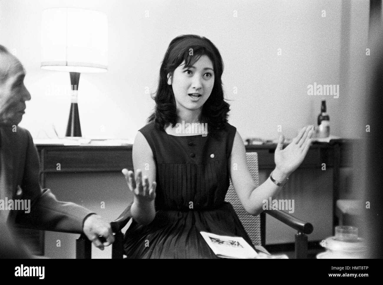 Japanese actress Tetsuko Kobayashi, photographed in 1963 Stock Photo ...