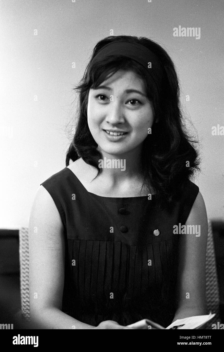 Japanese actress Tetsuko Kobayashi, photographed in 1963 Stock Photo ...