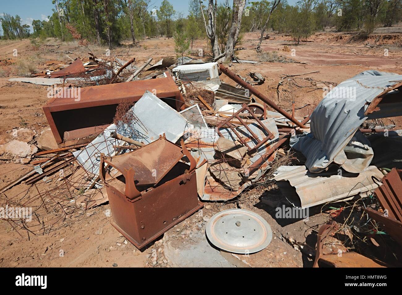 Debris junk pile Stock Photo - Alamy