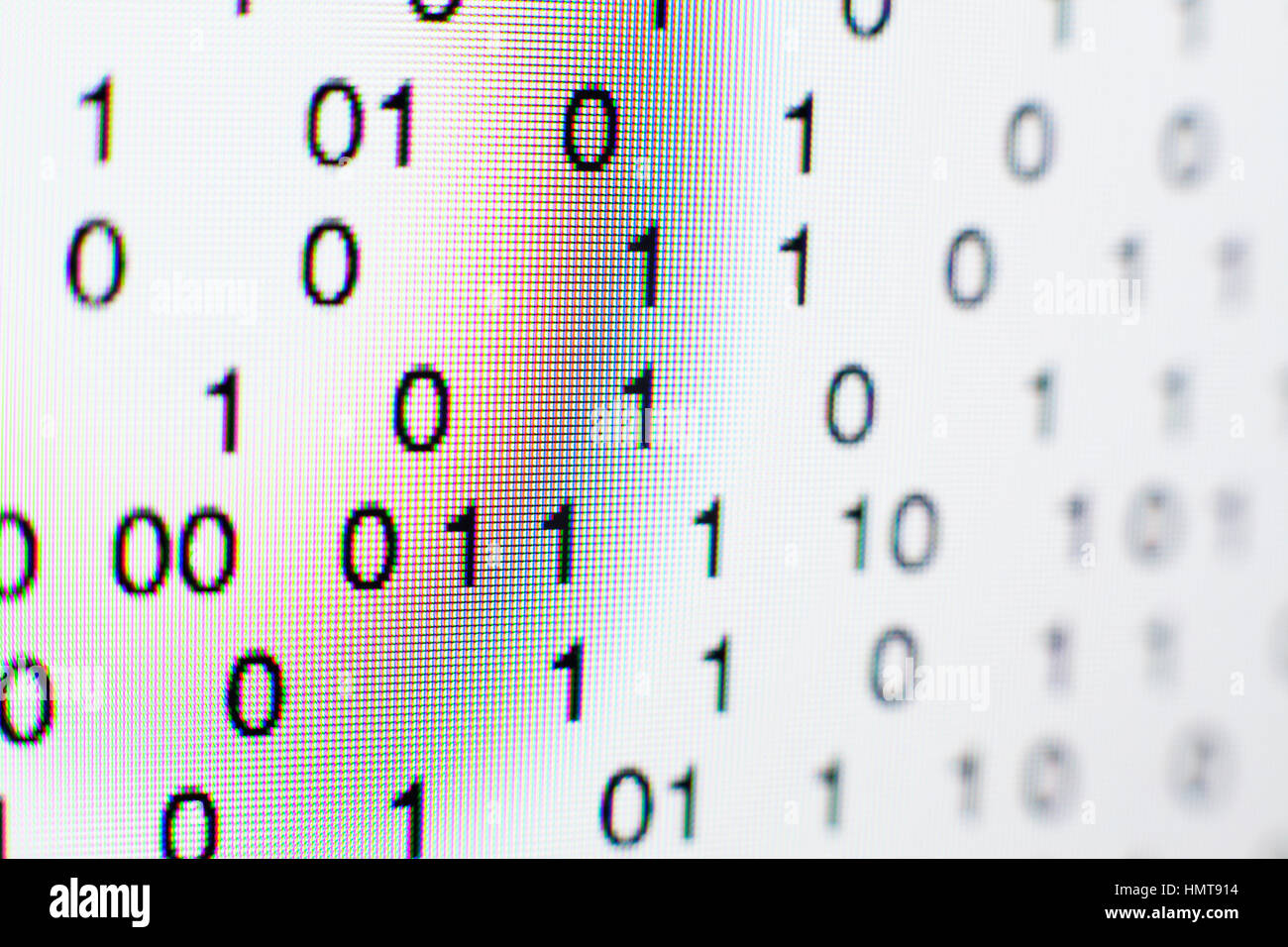 Binary Code On A Computer Screen Themes Of Binary Code Data Pattern 2616