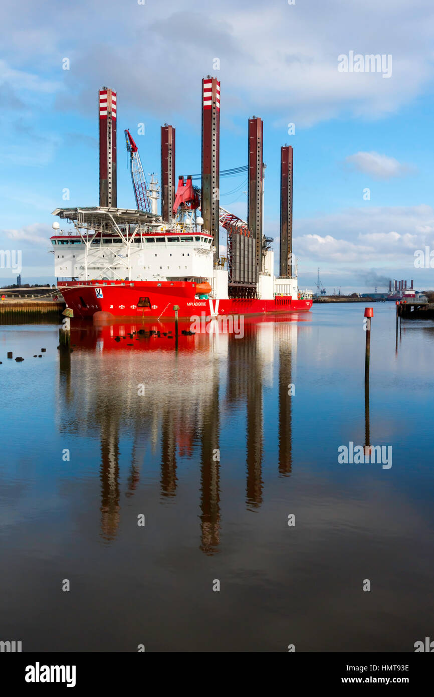 The MPI Adventure a Jack-up Muliti functional Support Vessel for ...
