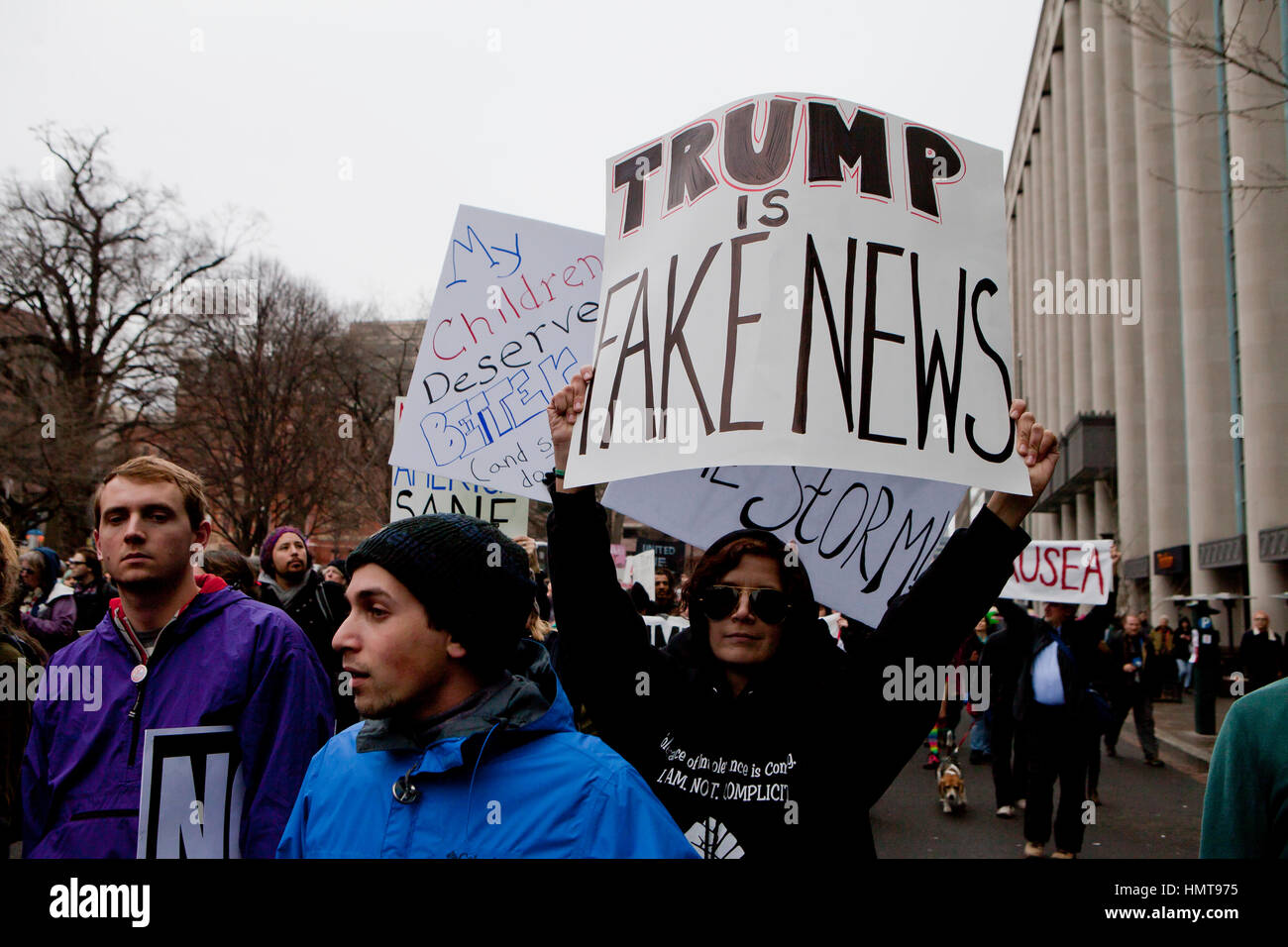 January 20, 2017, Washington, DC USA: Thousands protest the 2017 ...