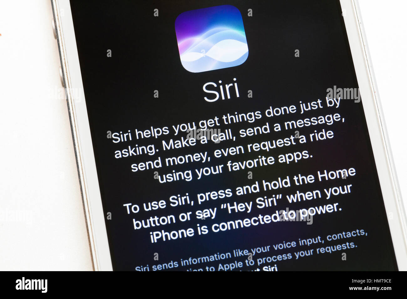 Siri hi-res stock photography and images - Alamy