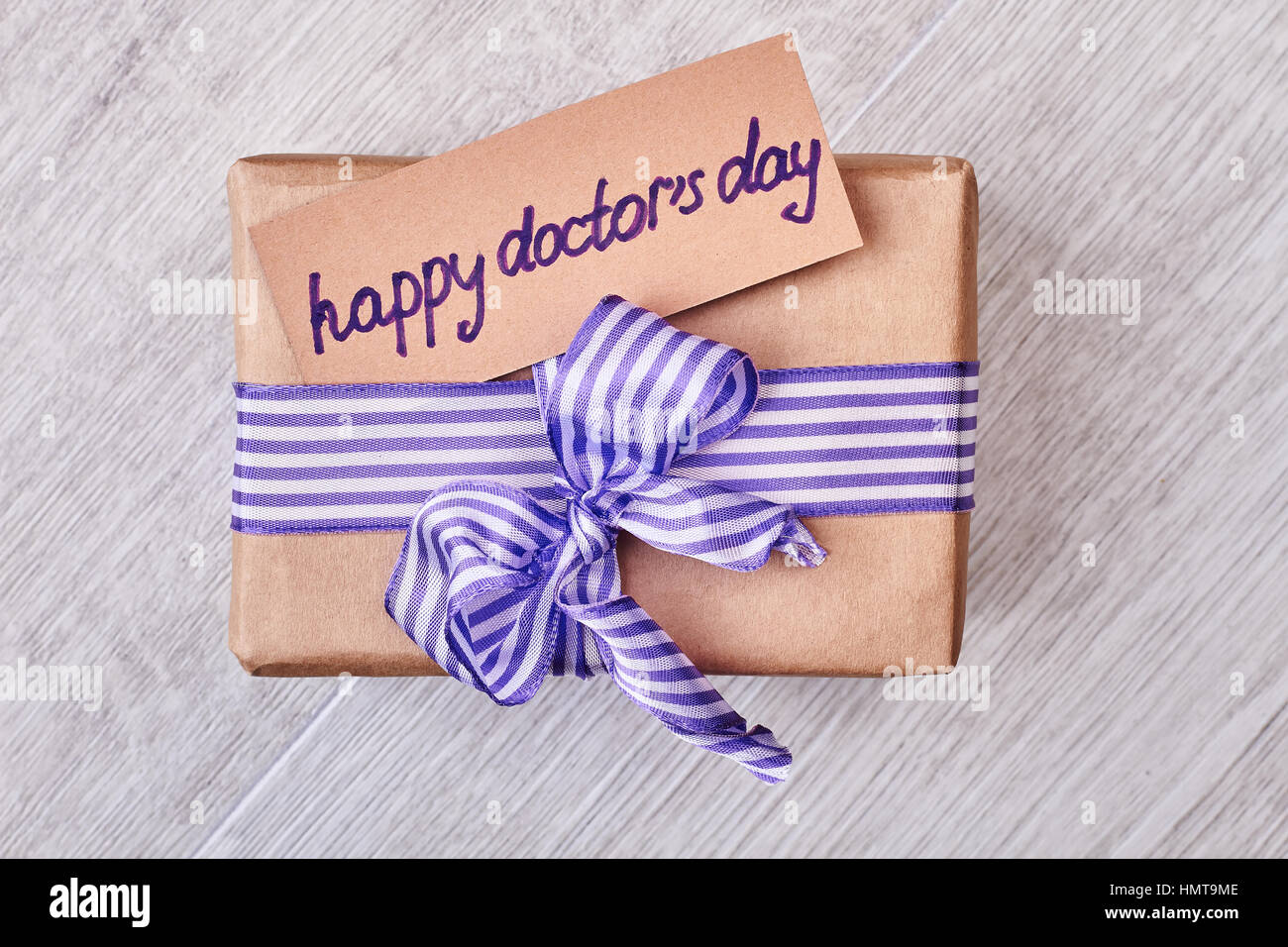 Happy Doctor's Day present box Stock Photo - Alamy