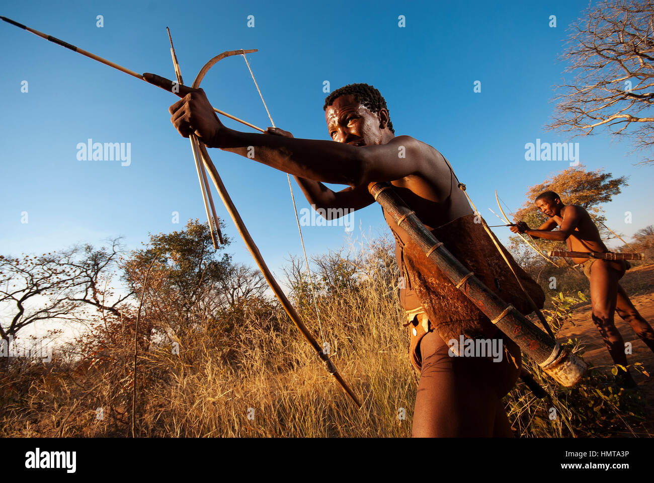 Bushmen hunter hi-res stock photography and images - Alamy