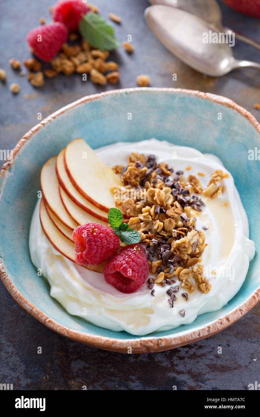 Yogurt milk fruit hi-res stock photography and images - Alamy