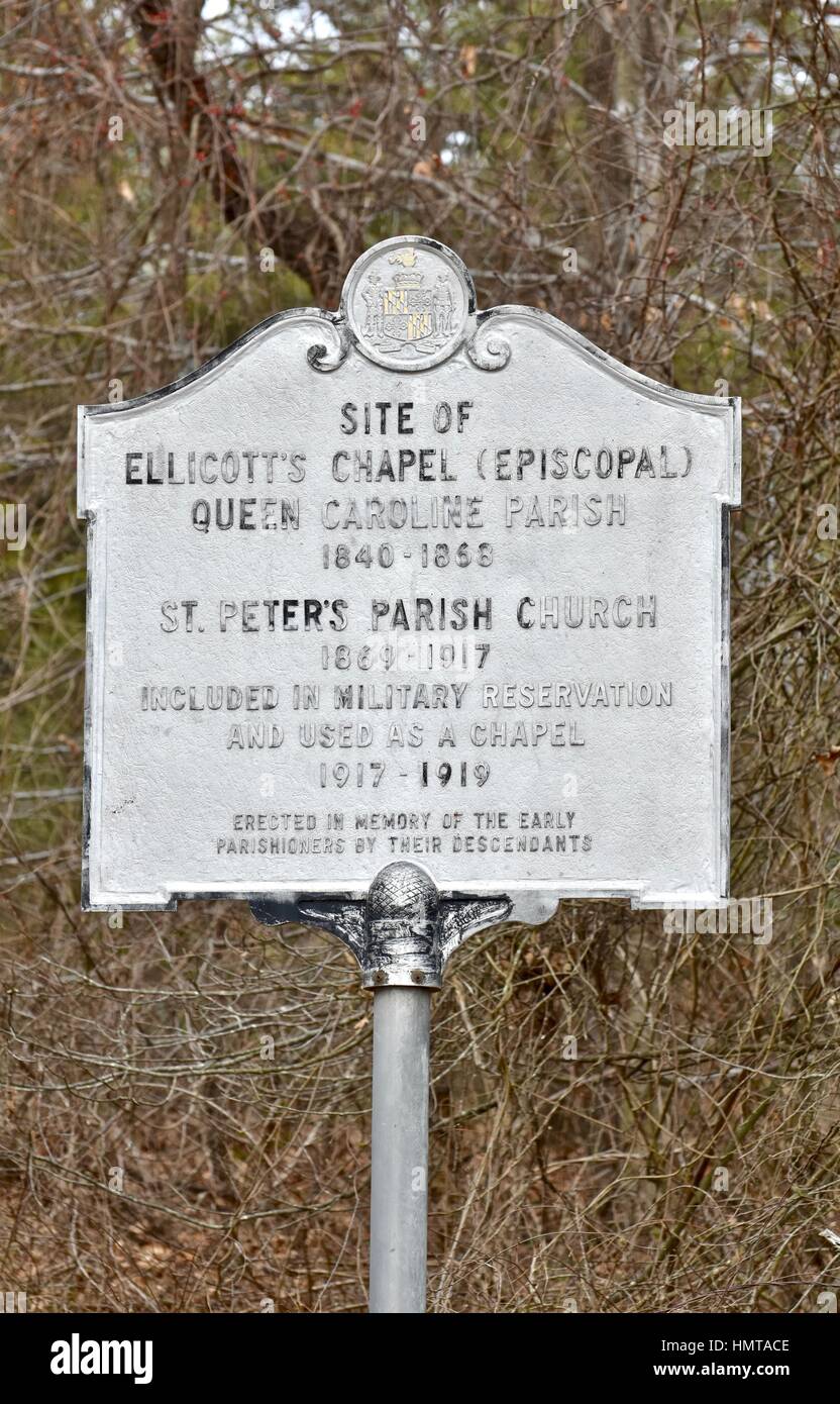 Historical Site of Ellicott's chapel ( Episcopal), Queen Caroline ...