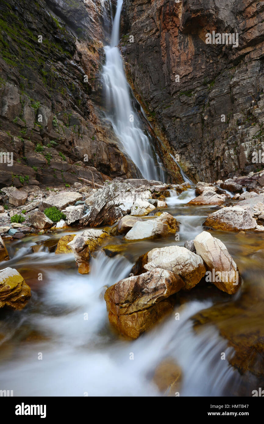 Apikuni Falls Glacier National Park Stock Photo - Alamy