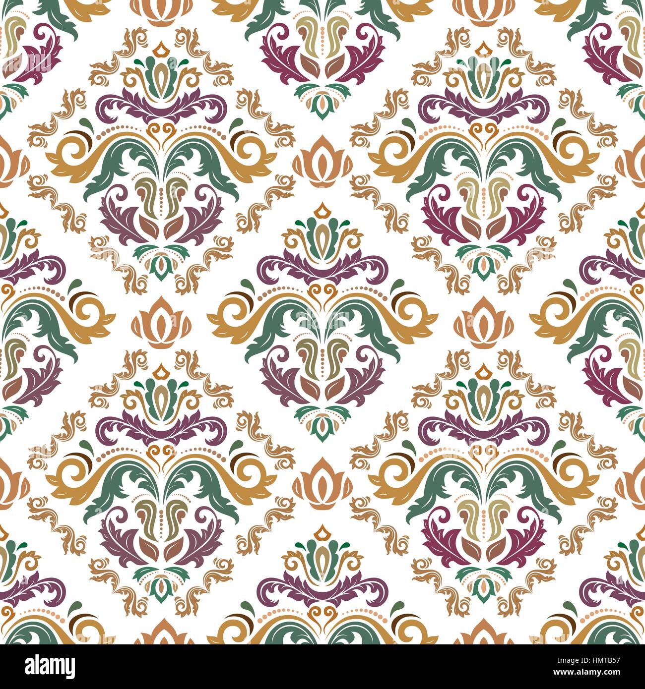 Seamless Vector Classic Pattern Stock Vector Image & Art - Alamy