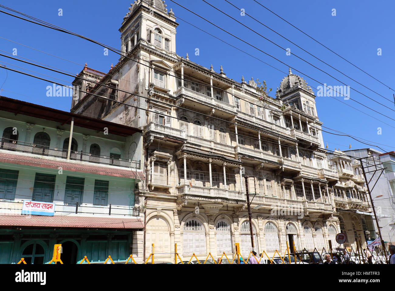 Kanch Mandir (glass temple), Indore Stock Photo - Alamy