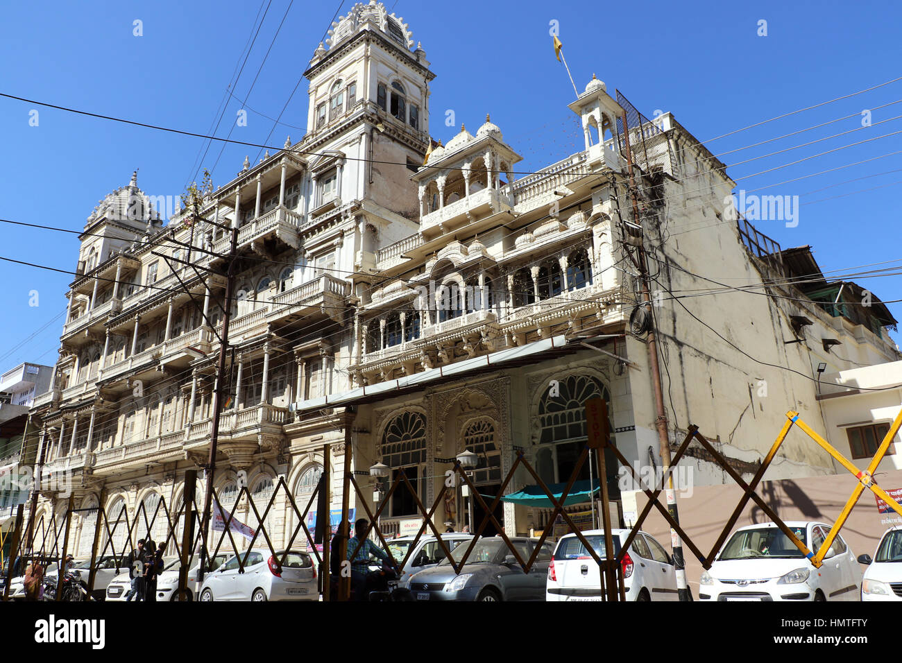 Kanch Mandir (glass temple), Indore Stock Photo - Alamy