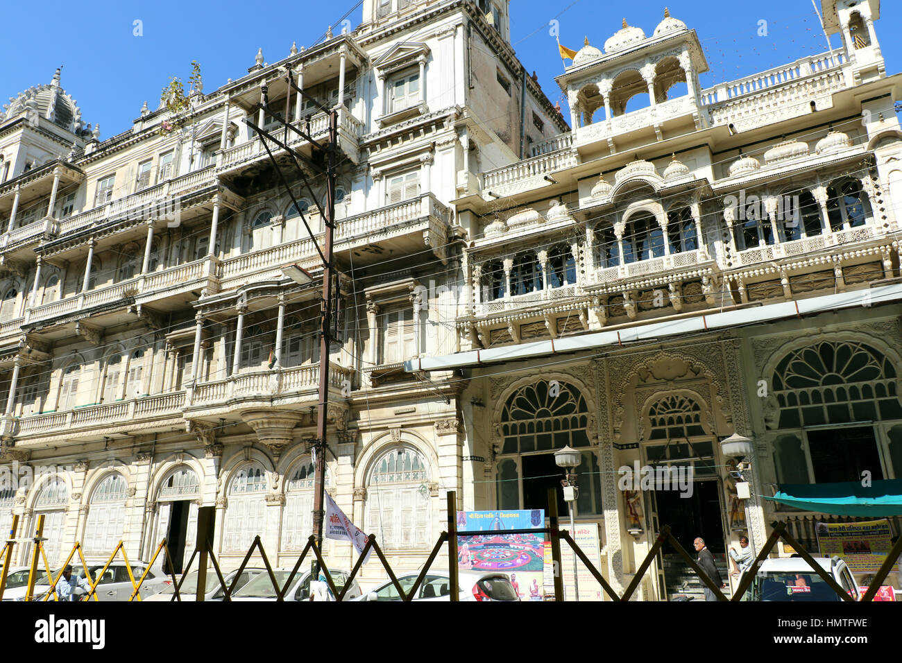 Kanch Mandir (glass temple), Indore Stock Photo - Alamy