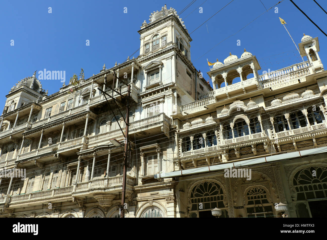 Kanch Mandir (glass temple), Indore Stock Photo - Alamy