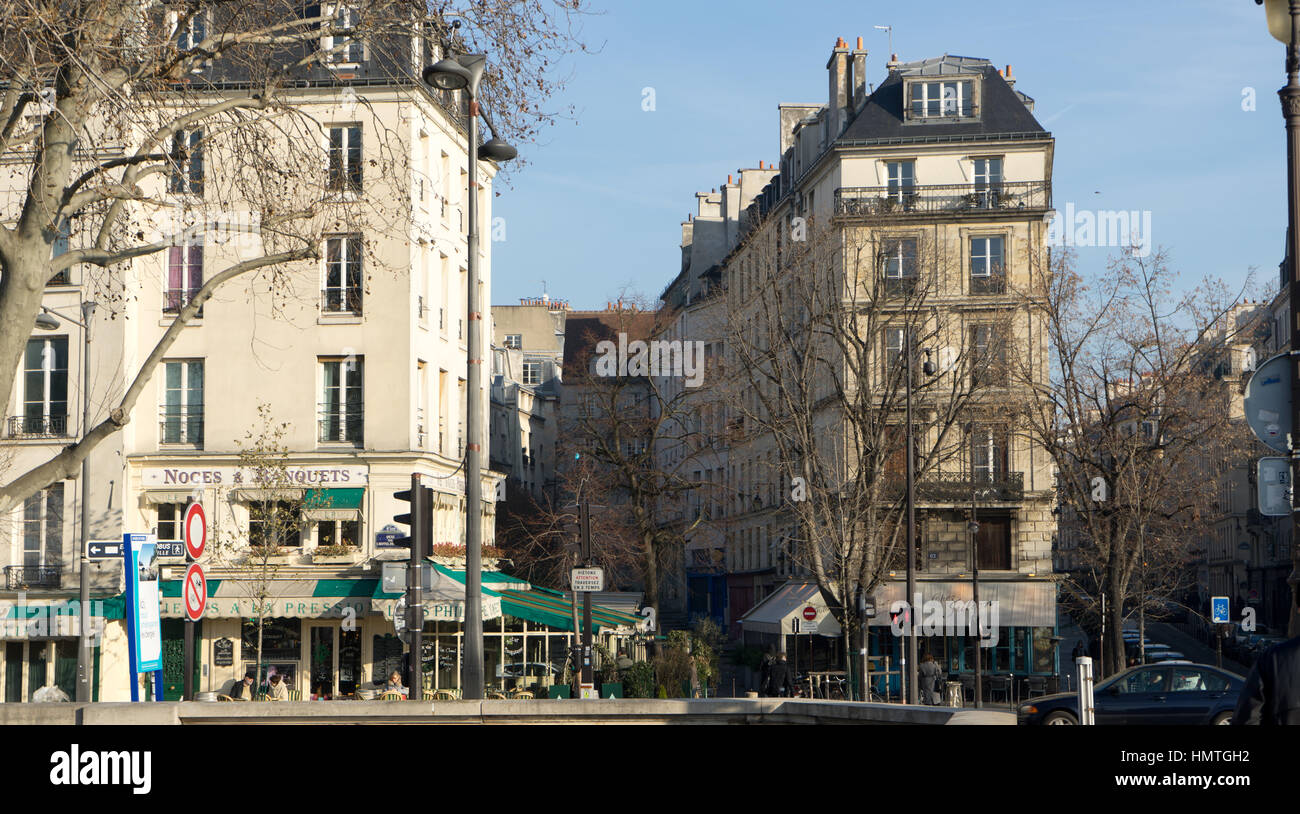 Cafe Life in Paris Stock Photo - Alamy