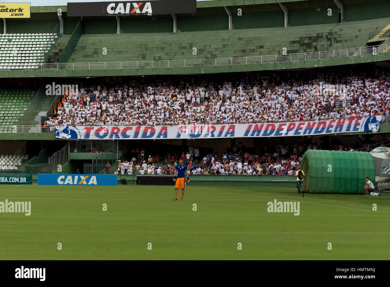 Brazil football fans in stands hi-res stock photography and images - Alamy