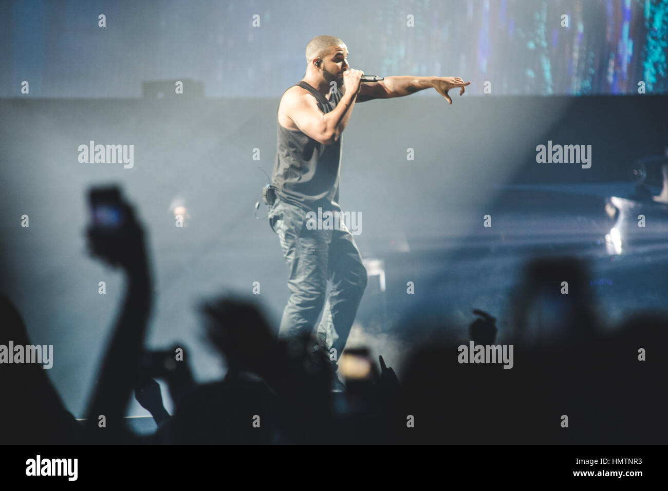 London, UK. 5th Feb, 2017. American rapper and performing artist, Drake ...