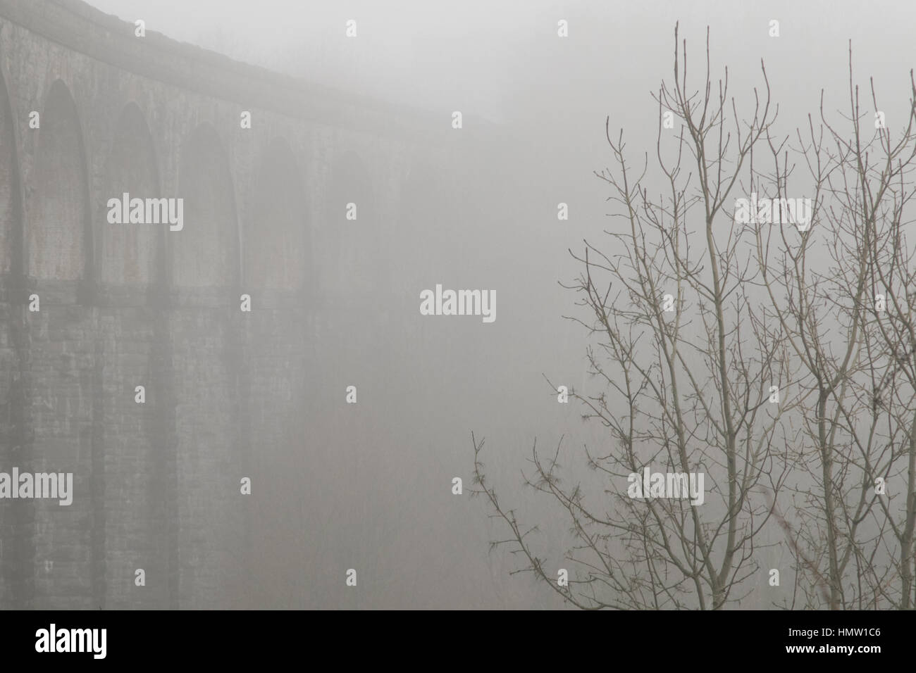 Cefn Coed Viaduct, Merthyr Tydfil, South Wales, UK. 6th Feb, 2017. UK ...