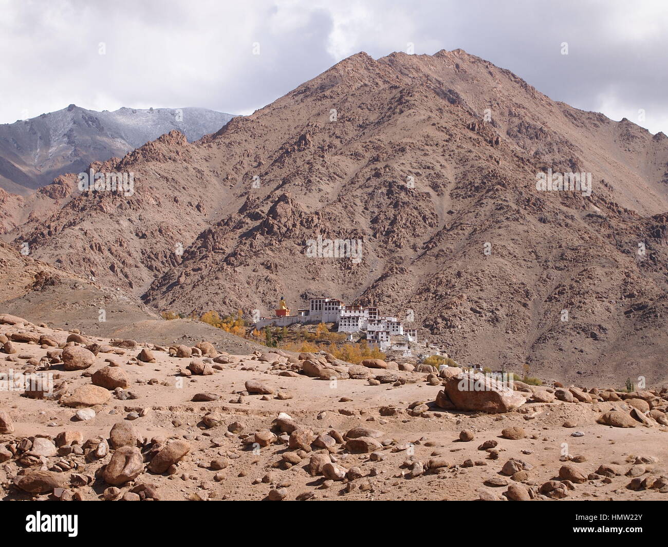 Likir Gompa in Ladakh, India, part of the old Tibetan kingdom Stock ...