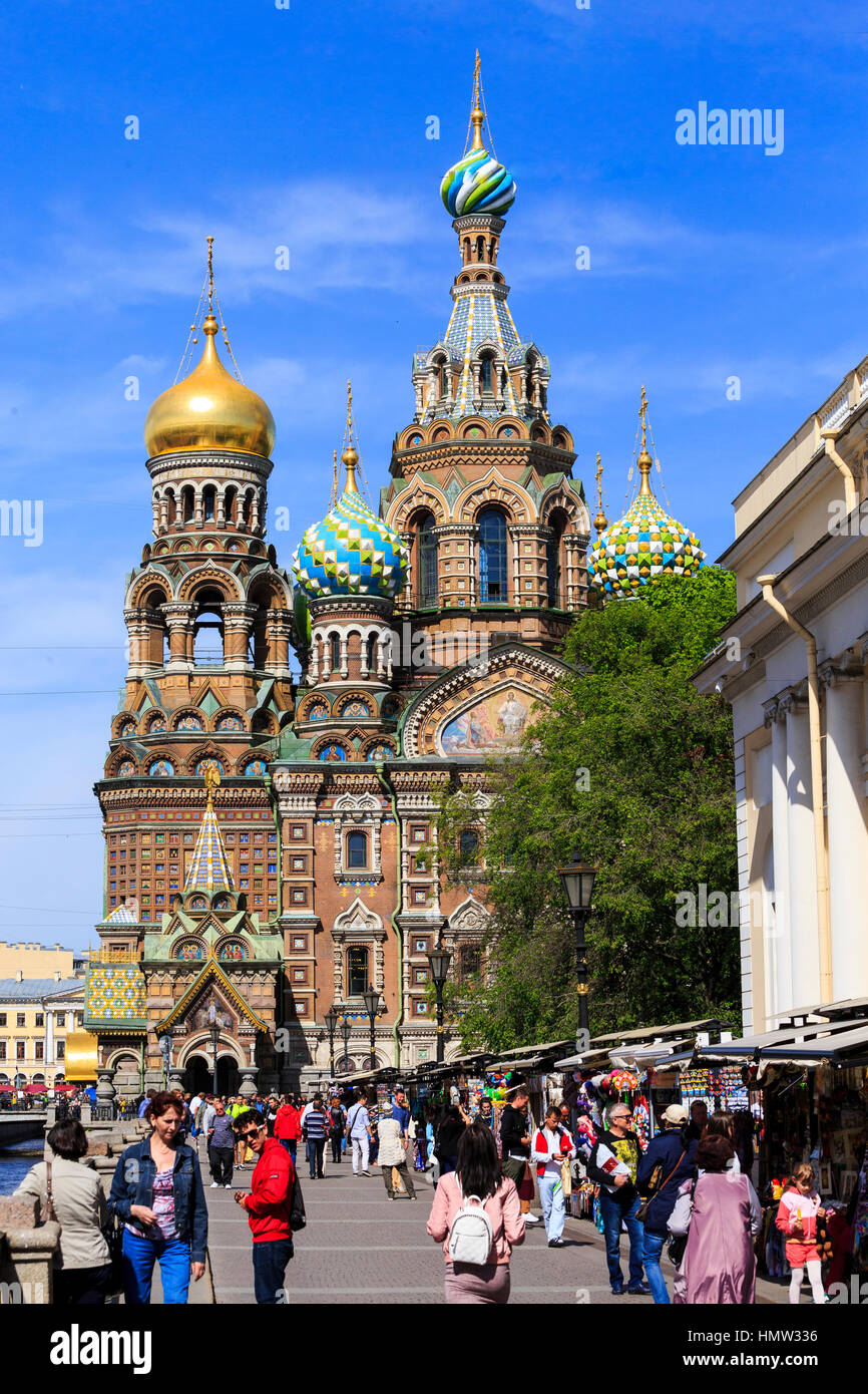 Church of the Spilled blood, St Petersburg, Russia Stock Photo - Alamy