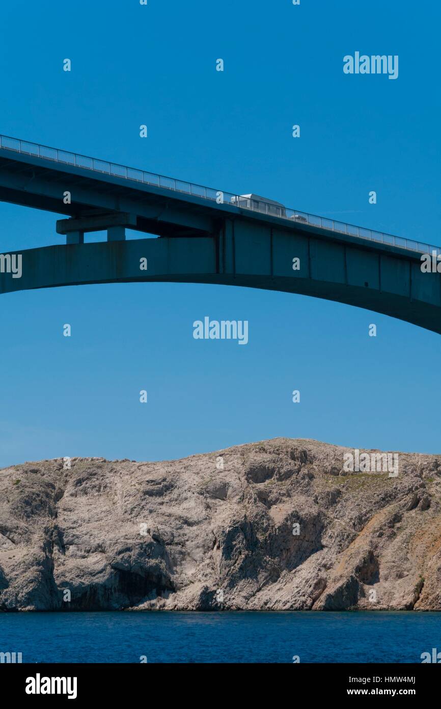 Pag bridge to the mainland hi-res stock photography and images - Alamy