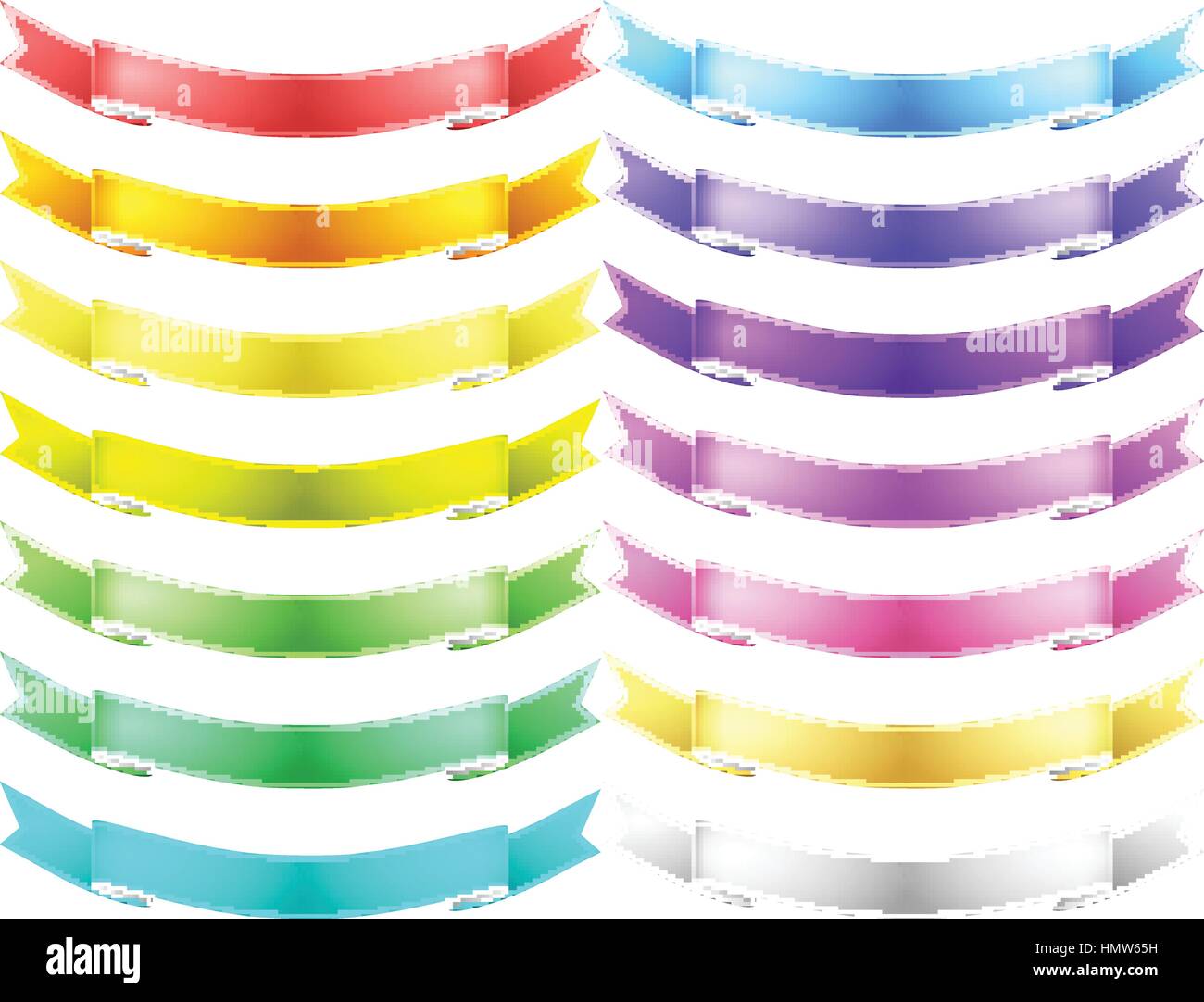vector ribbons set Stock Vector Image & Art - Alamy