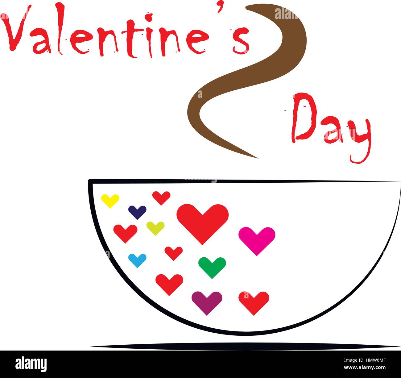 Latte red cup icon Stock Vector Images - Alamy