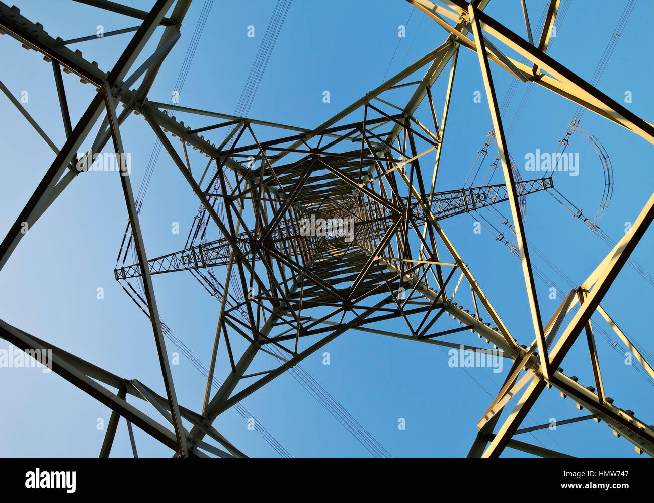 Blue Sky Electricity Pole High Resolution Stock Photography and Images ...